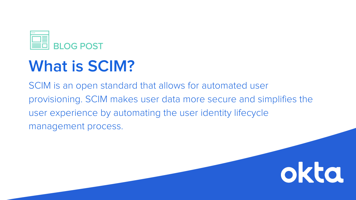 What is SCIM? | Okta