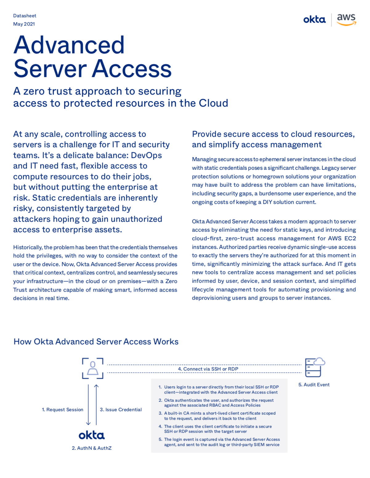 Advanced Server Access: A zero trust approach to securing access to ... Advanced Server Access: A zero trust approach to securing access to ...