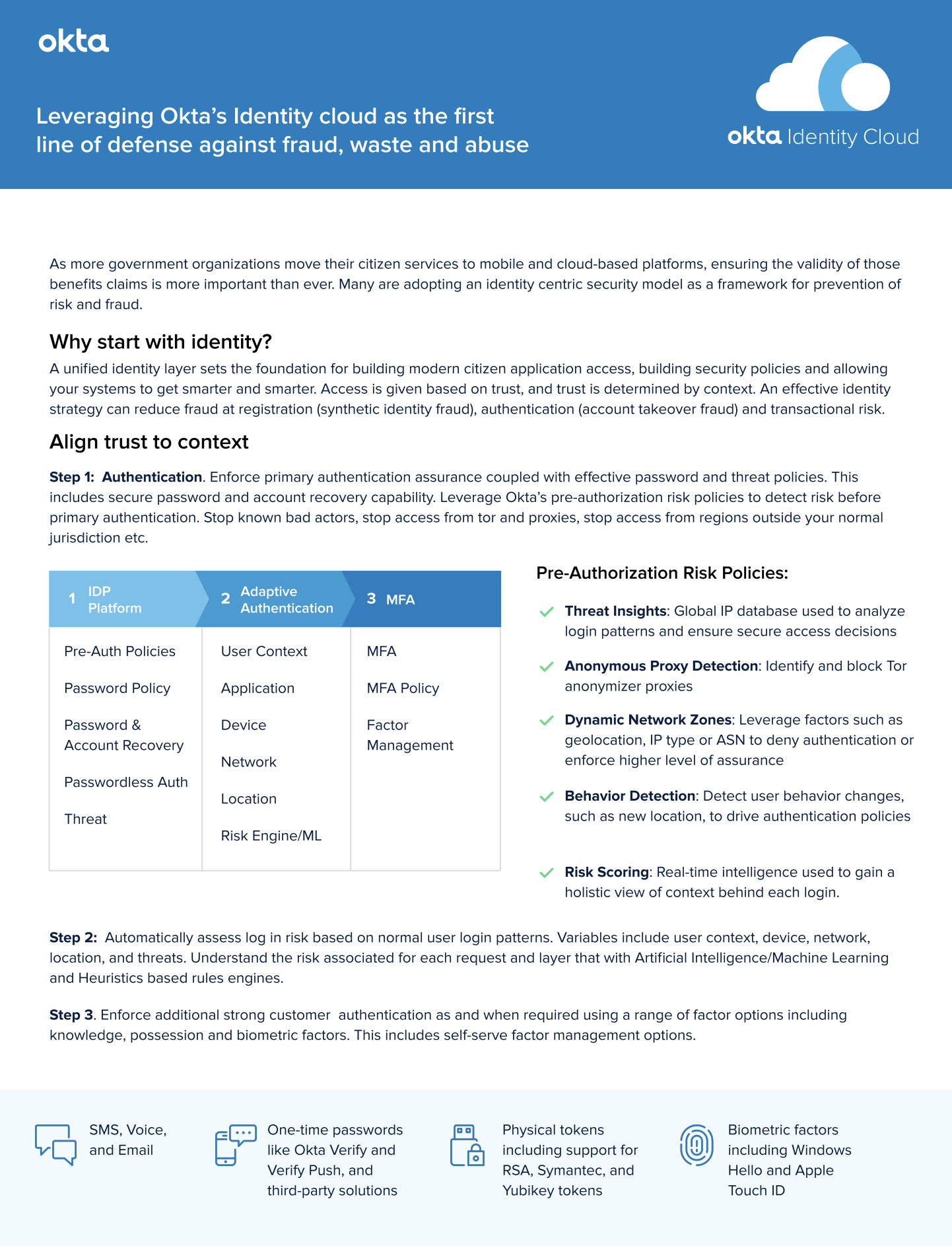 Leveraging Okta's Identity cloud as the first line of defense against ...
