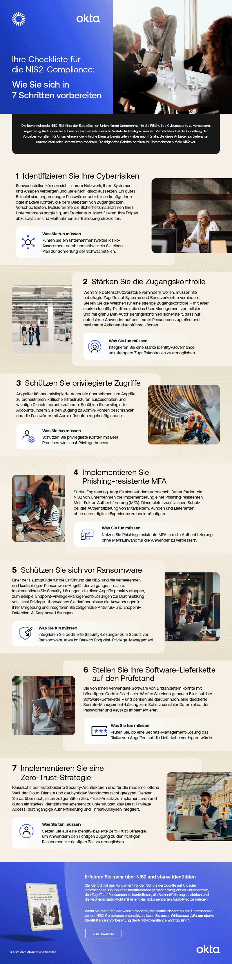 Ihre NIS2-Checkliste: So bereiten Sie sich in 7 Schritten vor | Okta