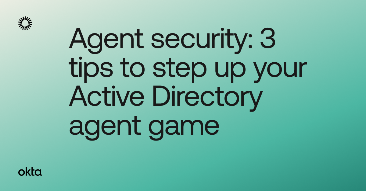 Active Directoryエージェントを機能強化するための3つのヒント | Okta