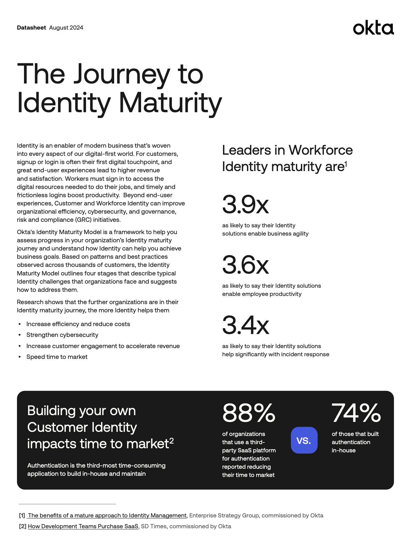 The Journey to Identity Maturity | Okta